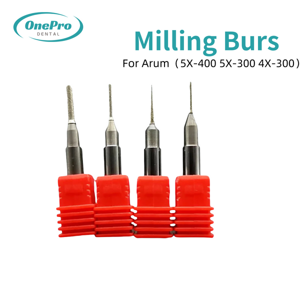 Arum Milling Burs 4X 5X Series - Precision Tools | OnePro – OnePro Dental