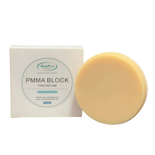 Monolayer PMMA Discs (22-30mm) for Full-Arch Restorations – OnePro Dental